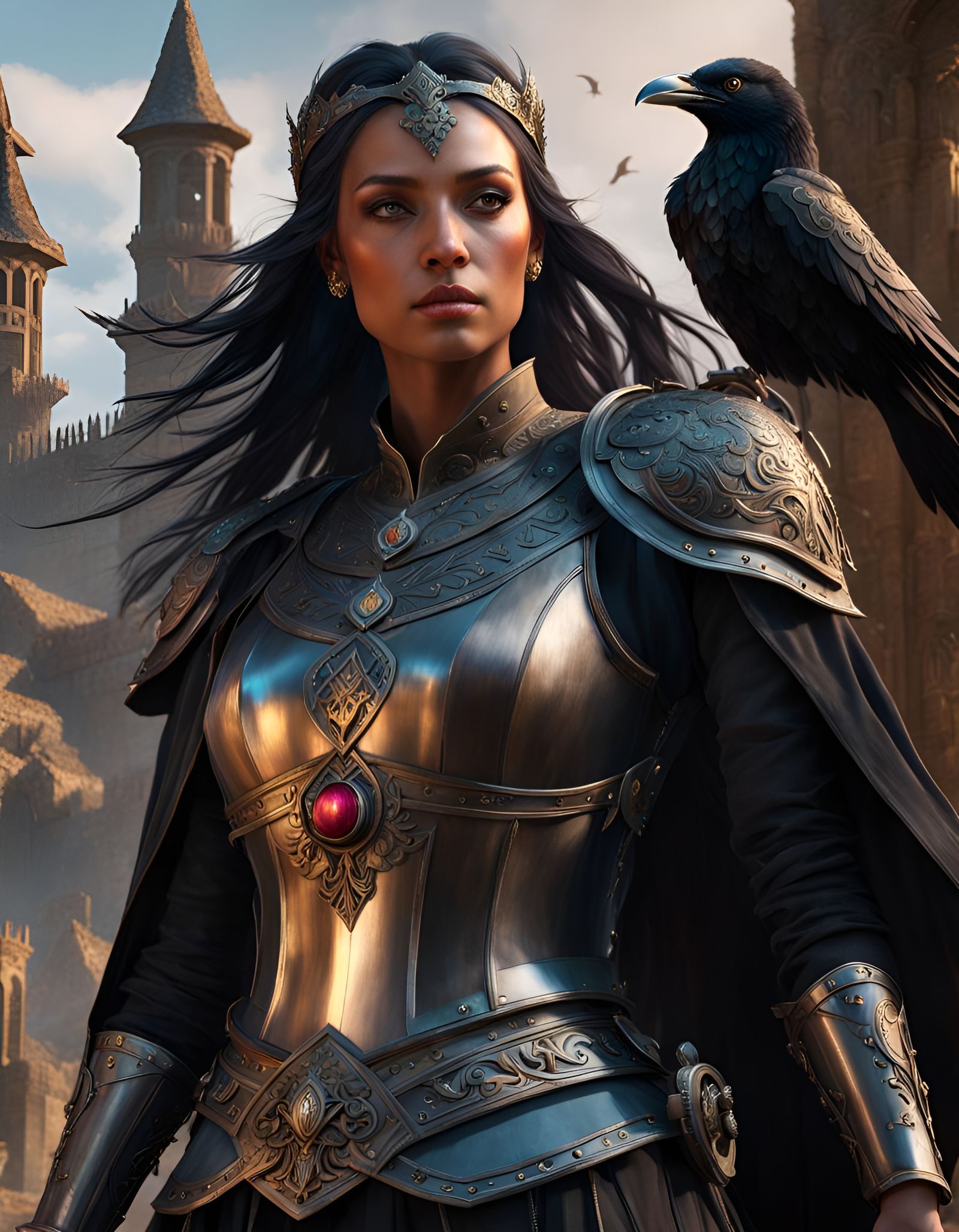 Queen, Sanya Vega The Ancient Star Of Two Queens Realm - AI Generated ...