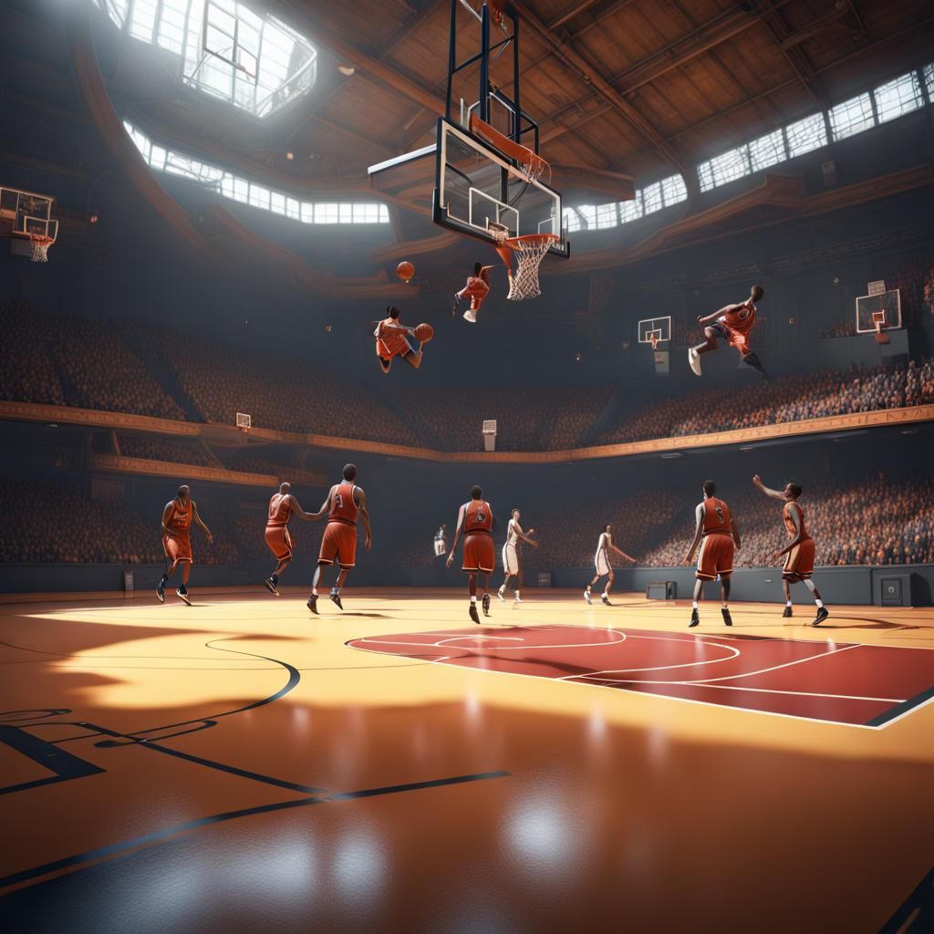 Basketball - AI Generated Artwork - NightCafe Creator