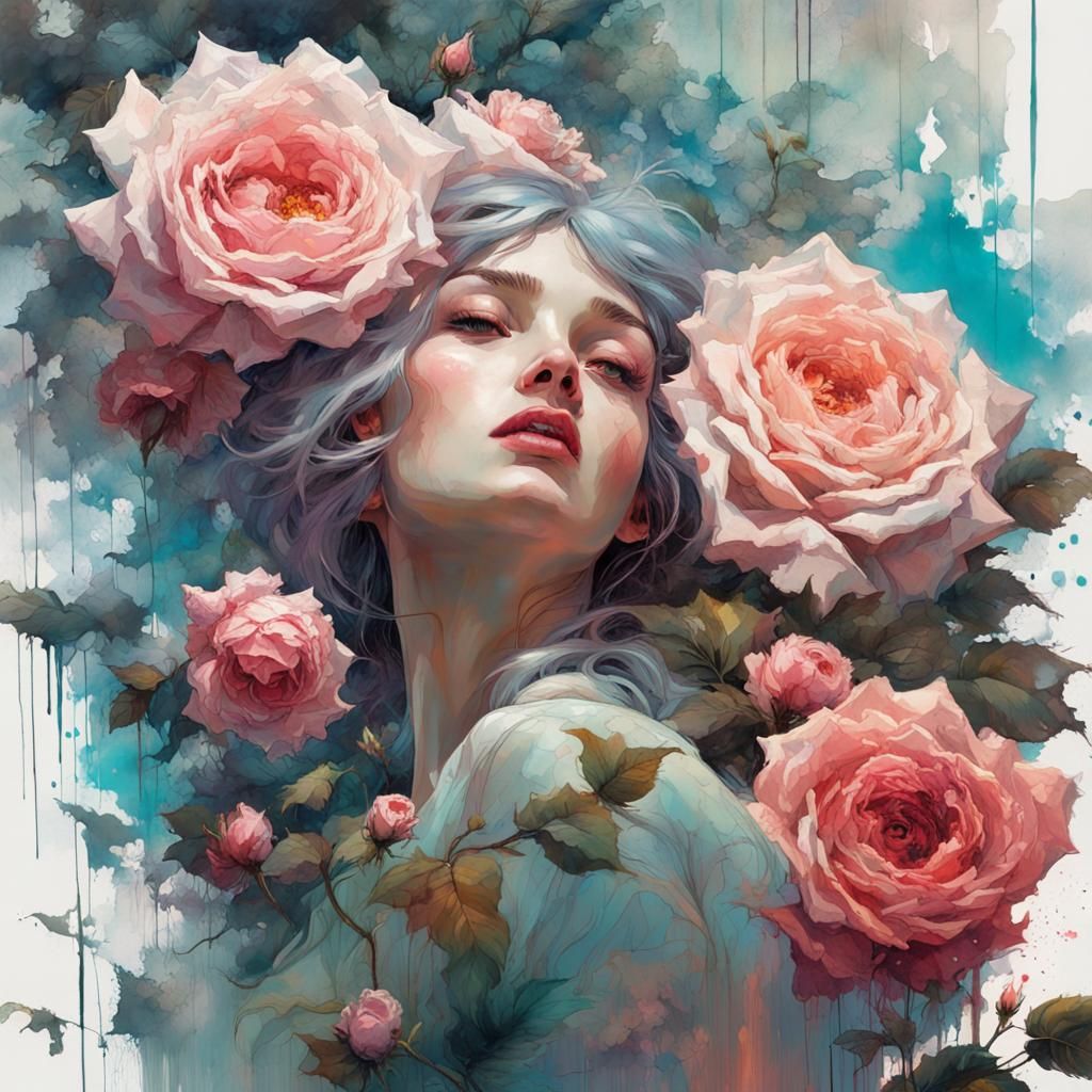 Roses - AI Generated Artwork - NightCafe Creator