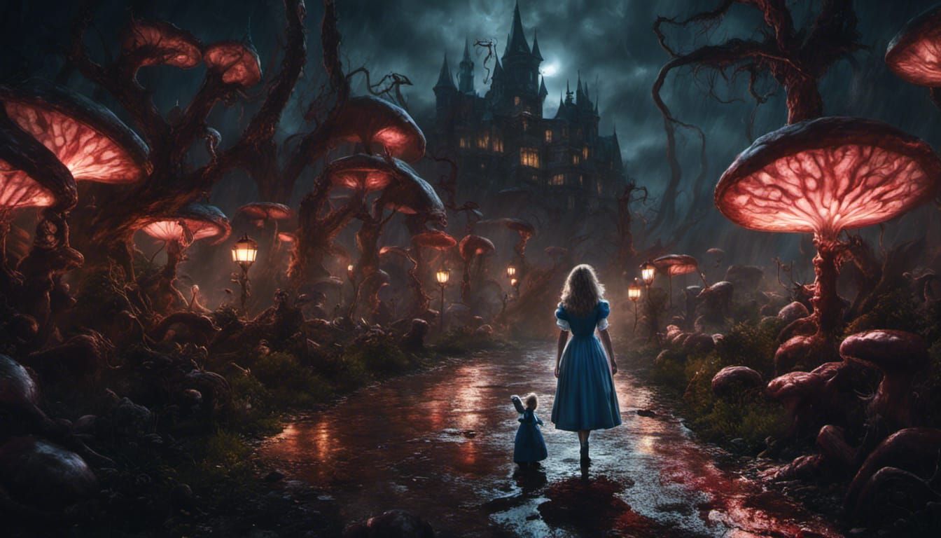 Alice in wonderland - AI Generated Artwork - NightCafe Creator