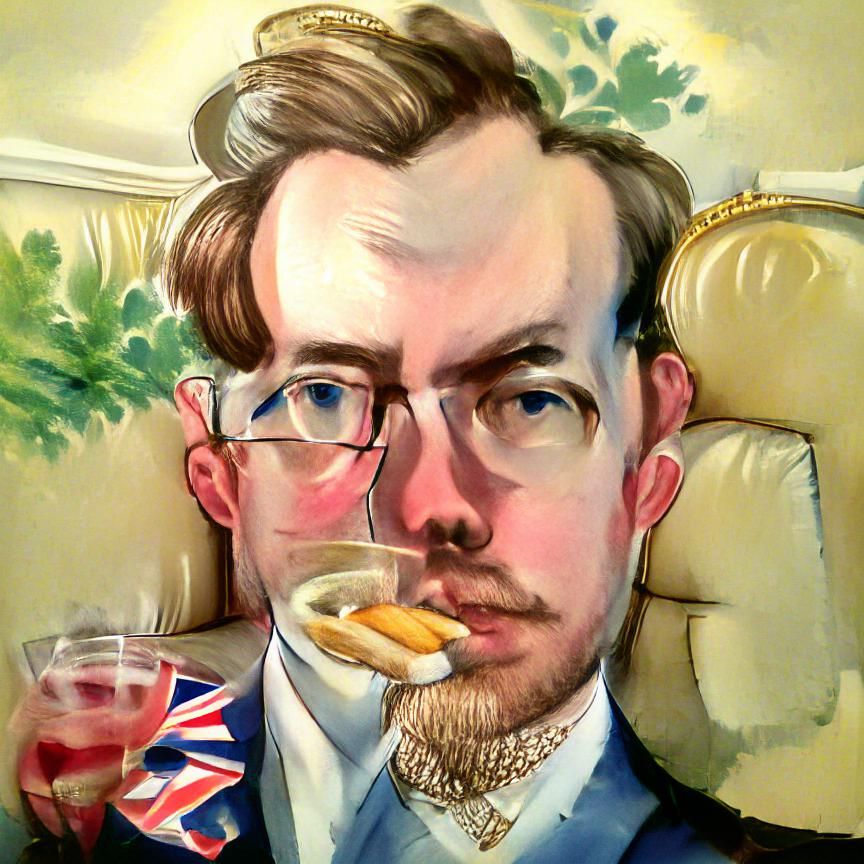 Portrait of a posh Englishman - AI Generated Artwork - NightCafe Creator