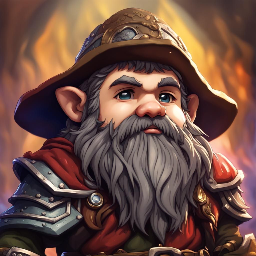 Chibi Bofur the dwarf - AI Generated Artwork - NightCafe Creator