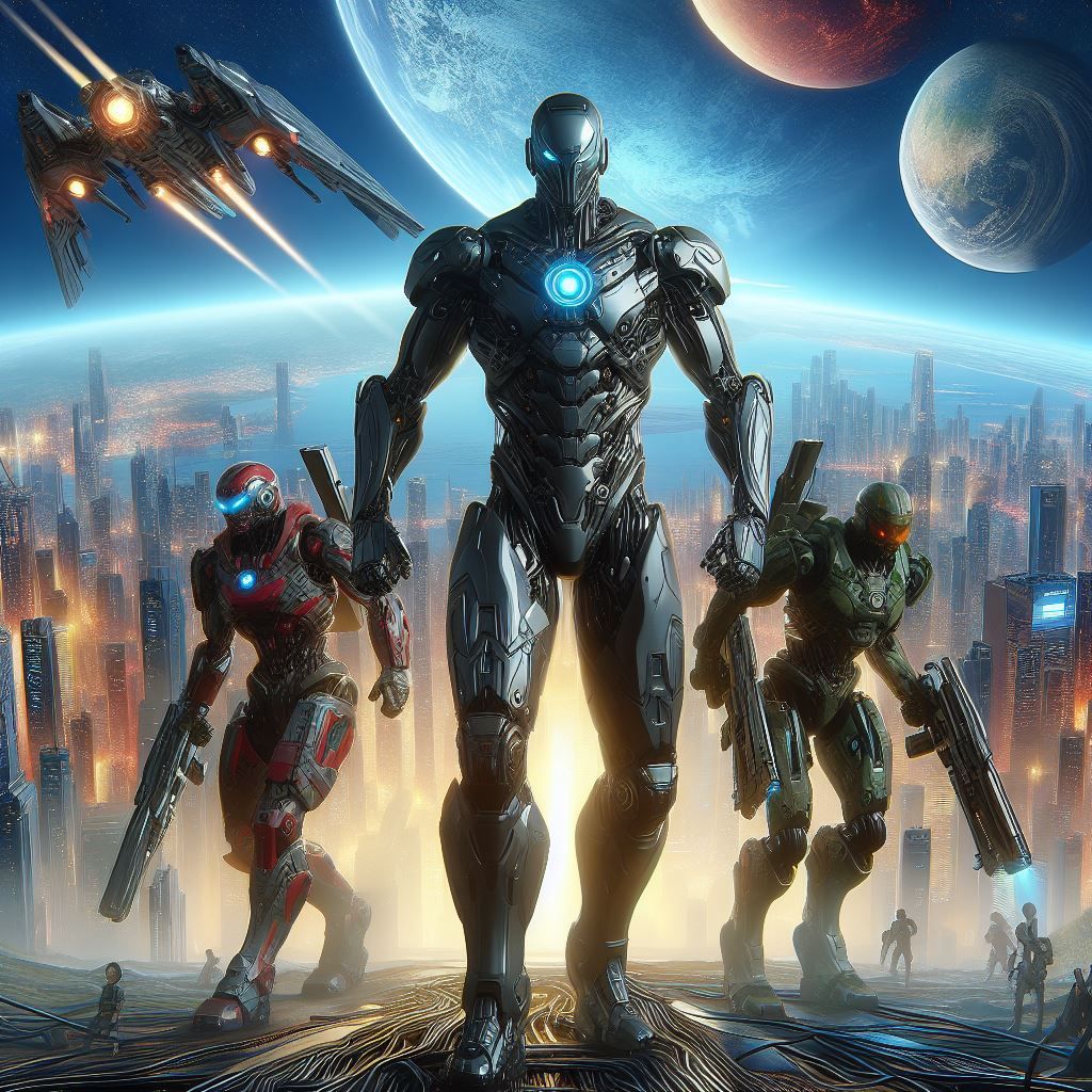 Cyborg Team - AI Generated Artwork - NightCafe Creator