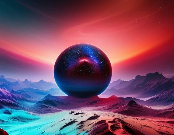 A Universal Planet of Another Universe - AI Generated Artwork ...