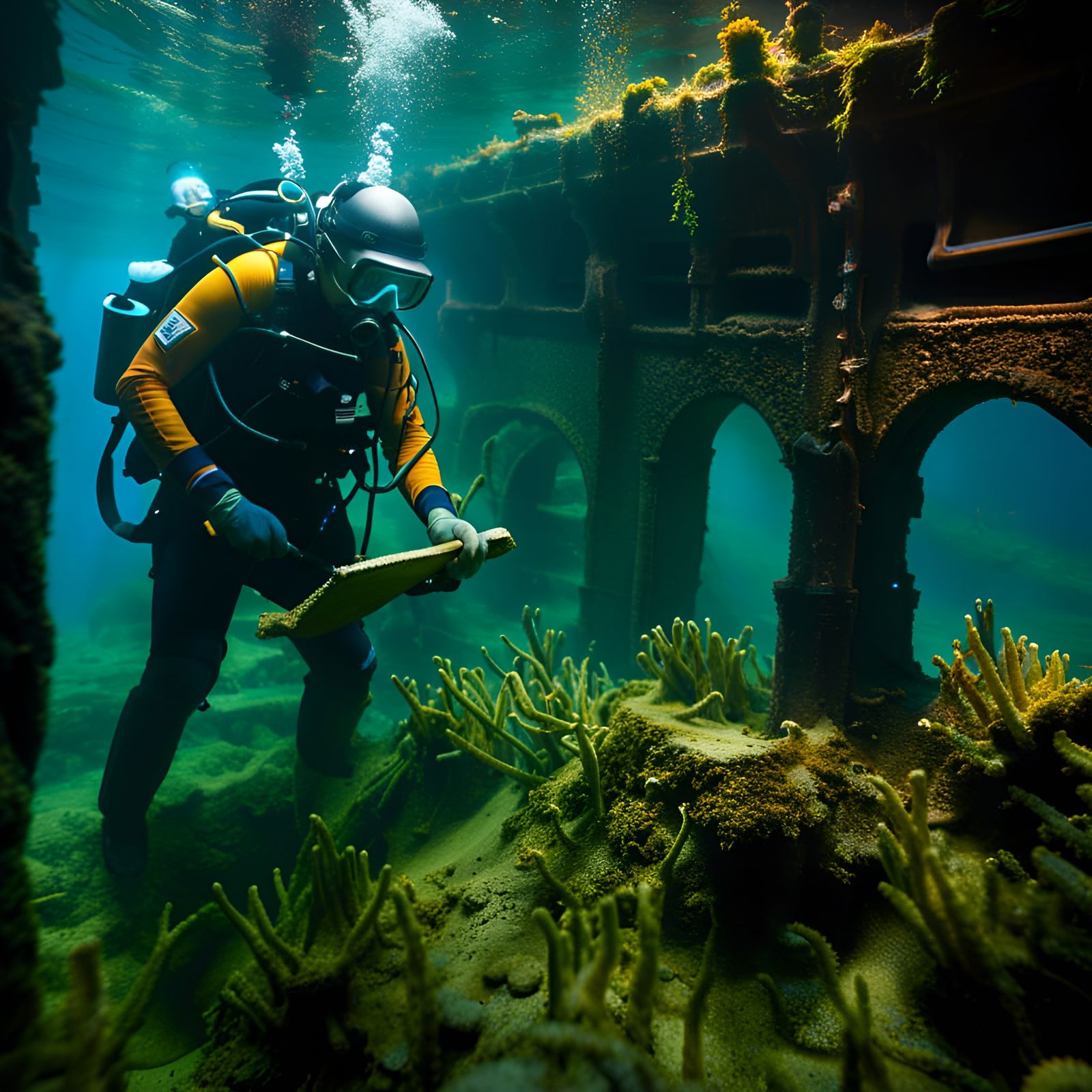 Archeological dig, San Francisco 2200 - AI Generated Artwork ...