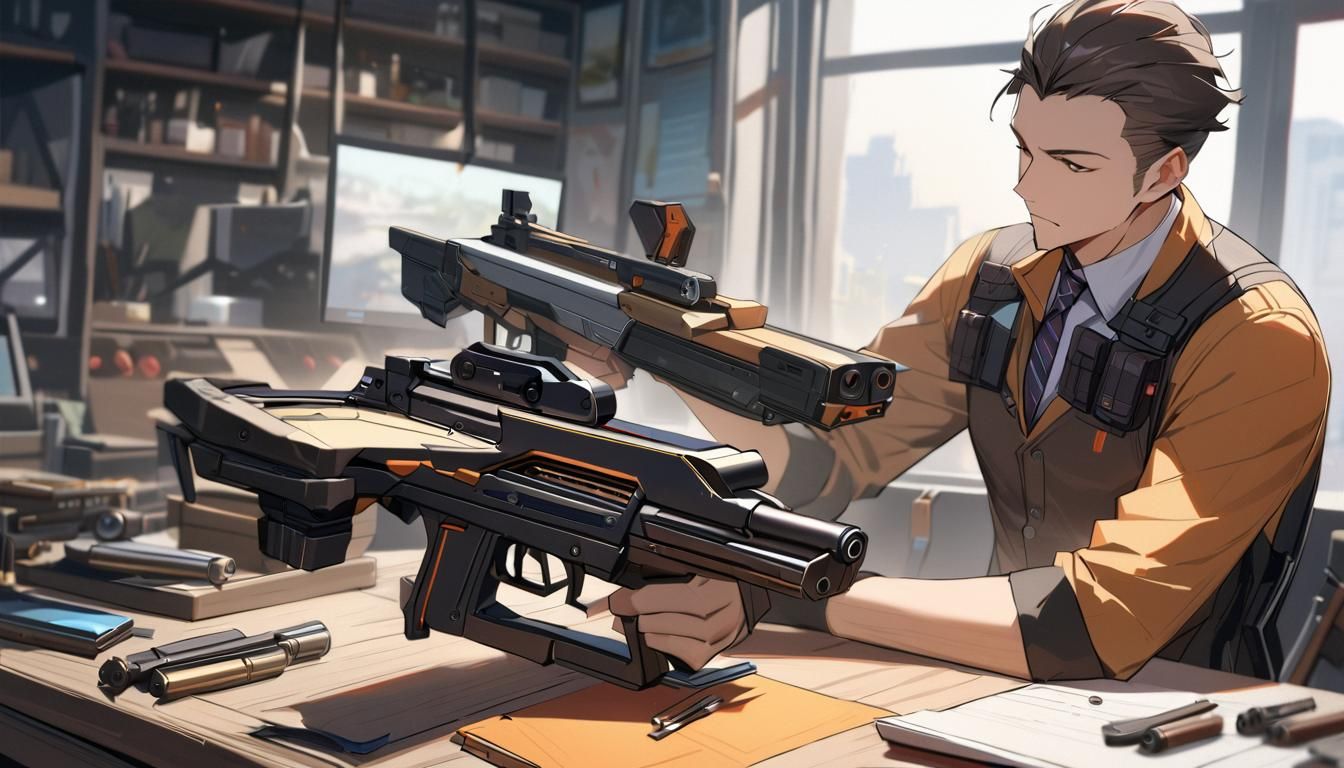 The Gun Designer (AnimagineXL) - AI Generated Artwork - NightCafe Creator