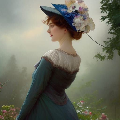 edwardian maiden 27 - AI Generated Artwork - NightCafe Creator