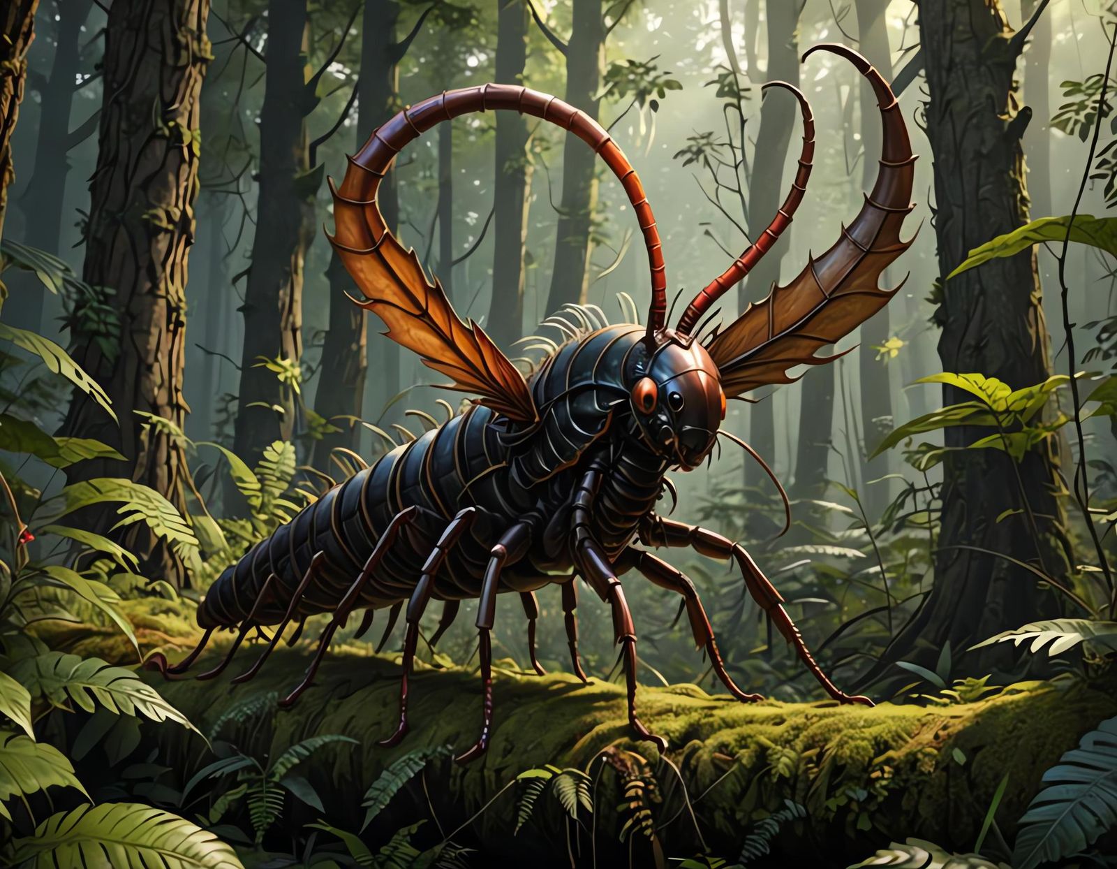 Prehistoric Creature - AI Generated Artwork - NightCafe Creator