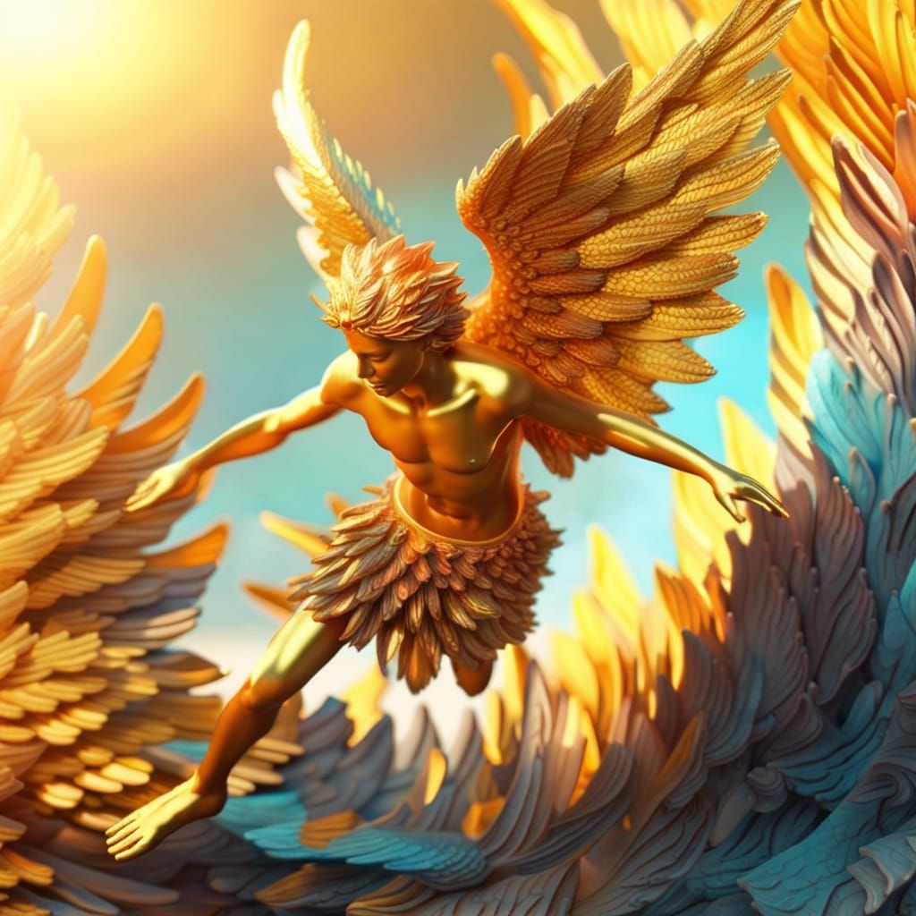 Icarus going up : r/nightcafe