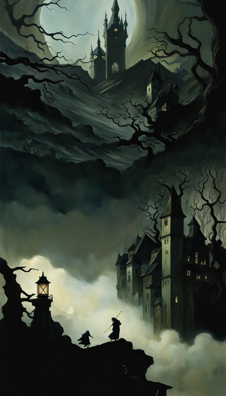 On the Cliffs of Doom - AI Generated Artwork - NightCafe Creator