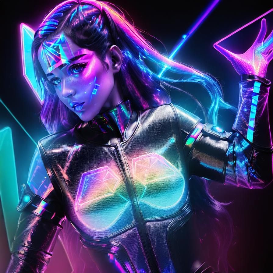 Neon Nova - AI Generated Artwork - NightCafe Creator