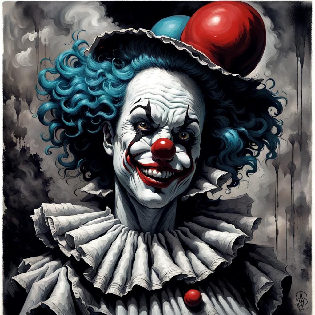 "Clown Dayz" - AI Generated Artwork - NightCafe Creator