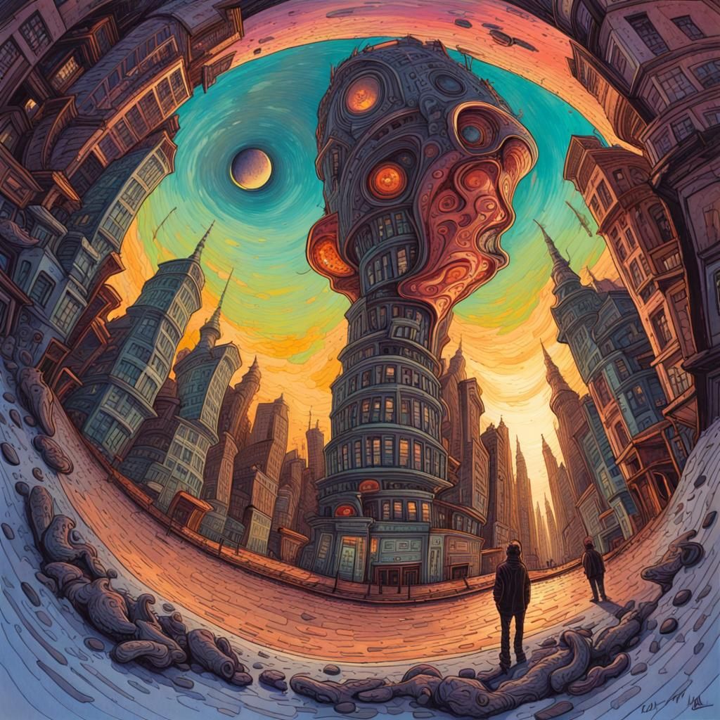 Distorted vision - AI Generated Artwork - NightCafe Creator