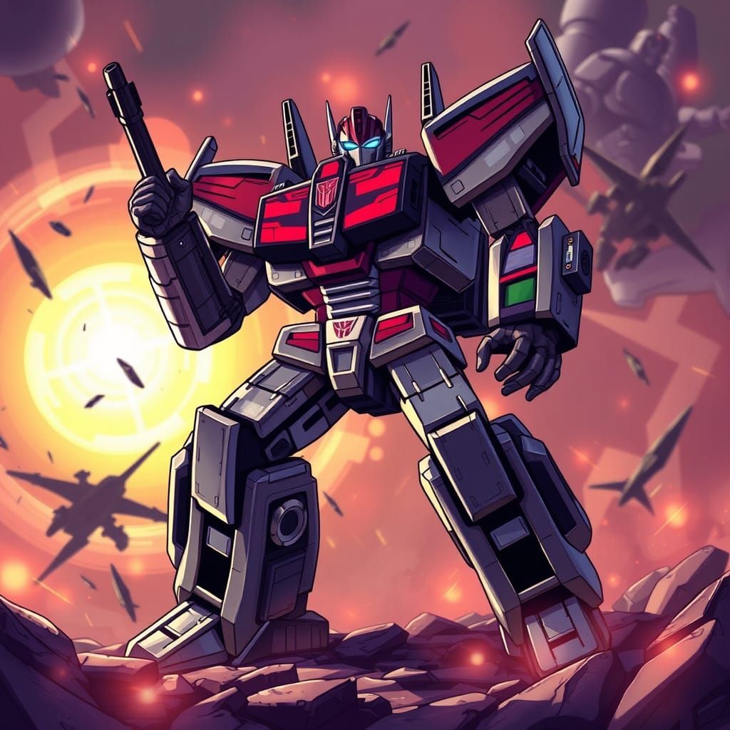 Cybertron Battle Background - Cybertronian Landscape of Inte...