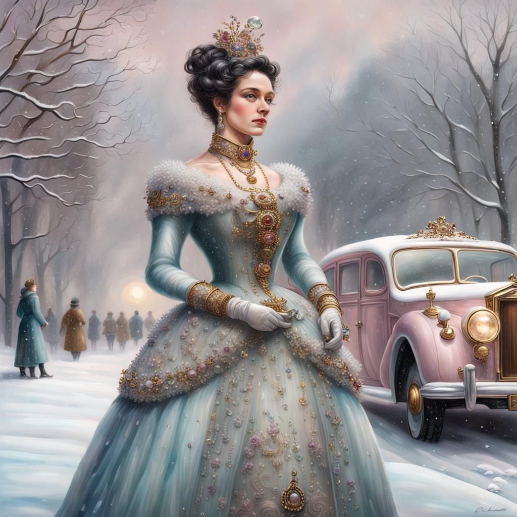 Pastel Portrait of a Victorian Woman - AI Generated Artwork - NightCafe ...