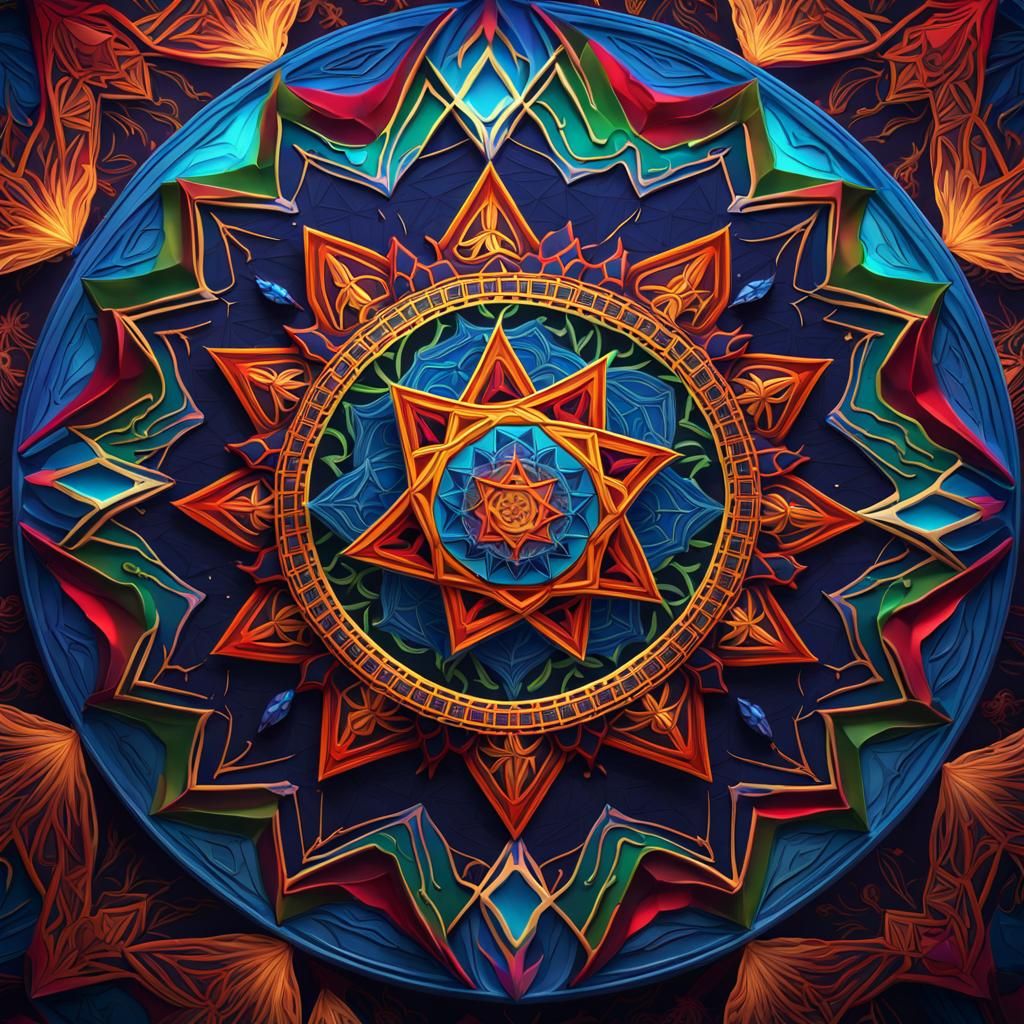 Perfect symmetry - AI Generated Artwork - NightCafe Creator