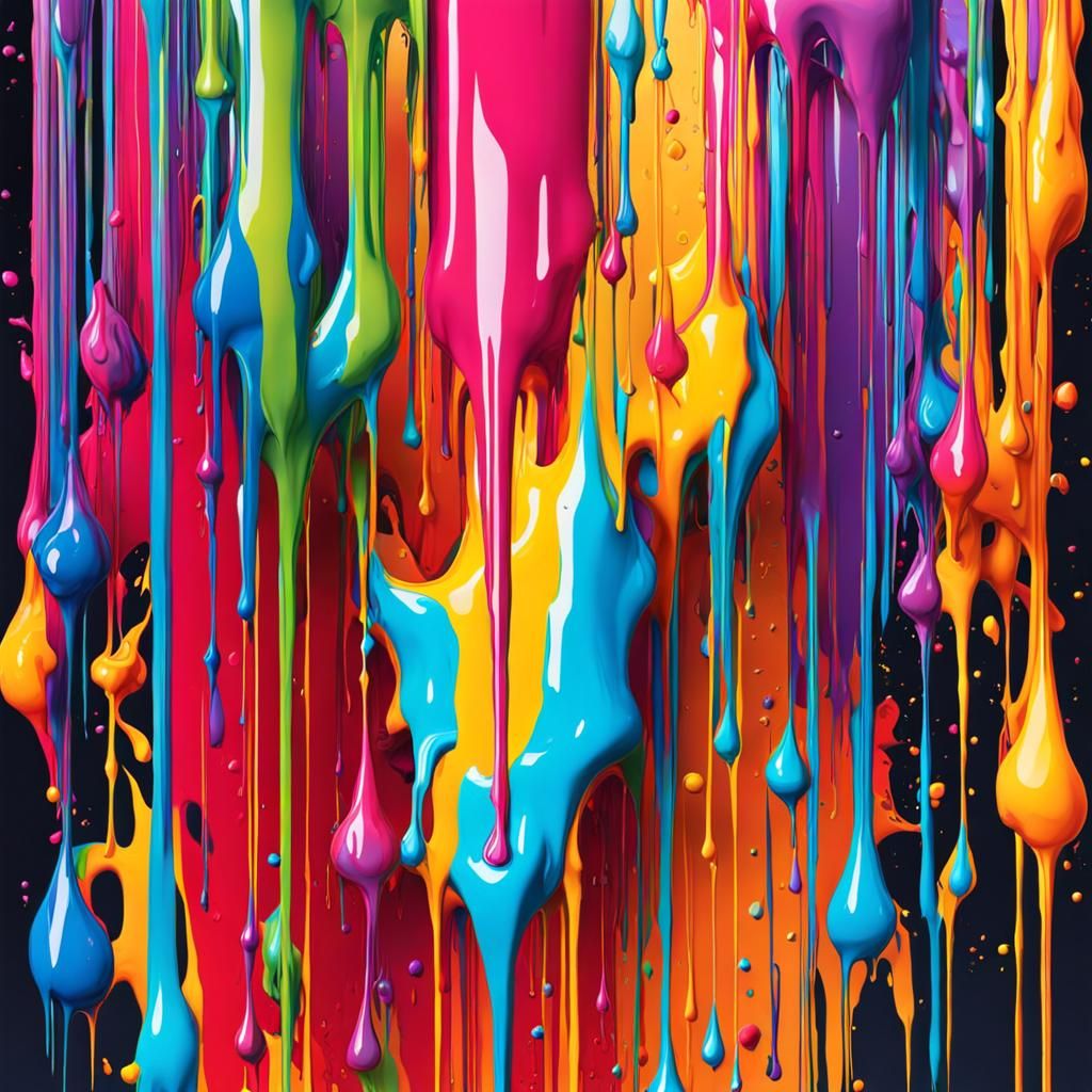 Dripping - AI Generated Artwork - NightCafe Creator