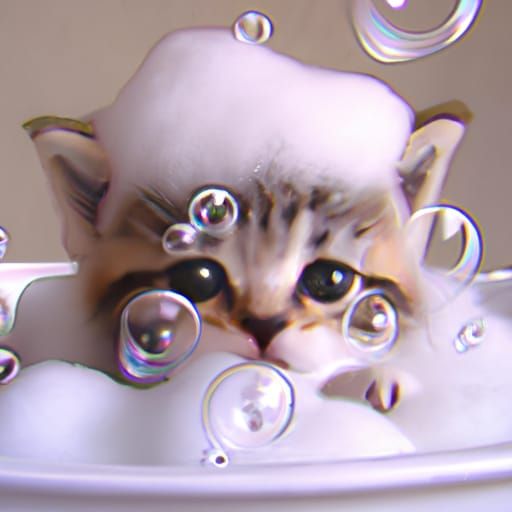 Bath time - AI Generated Artwork - NightCafe Creator