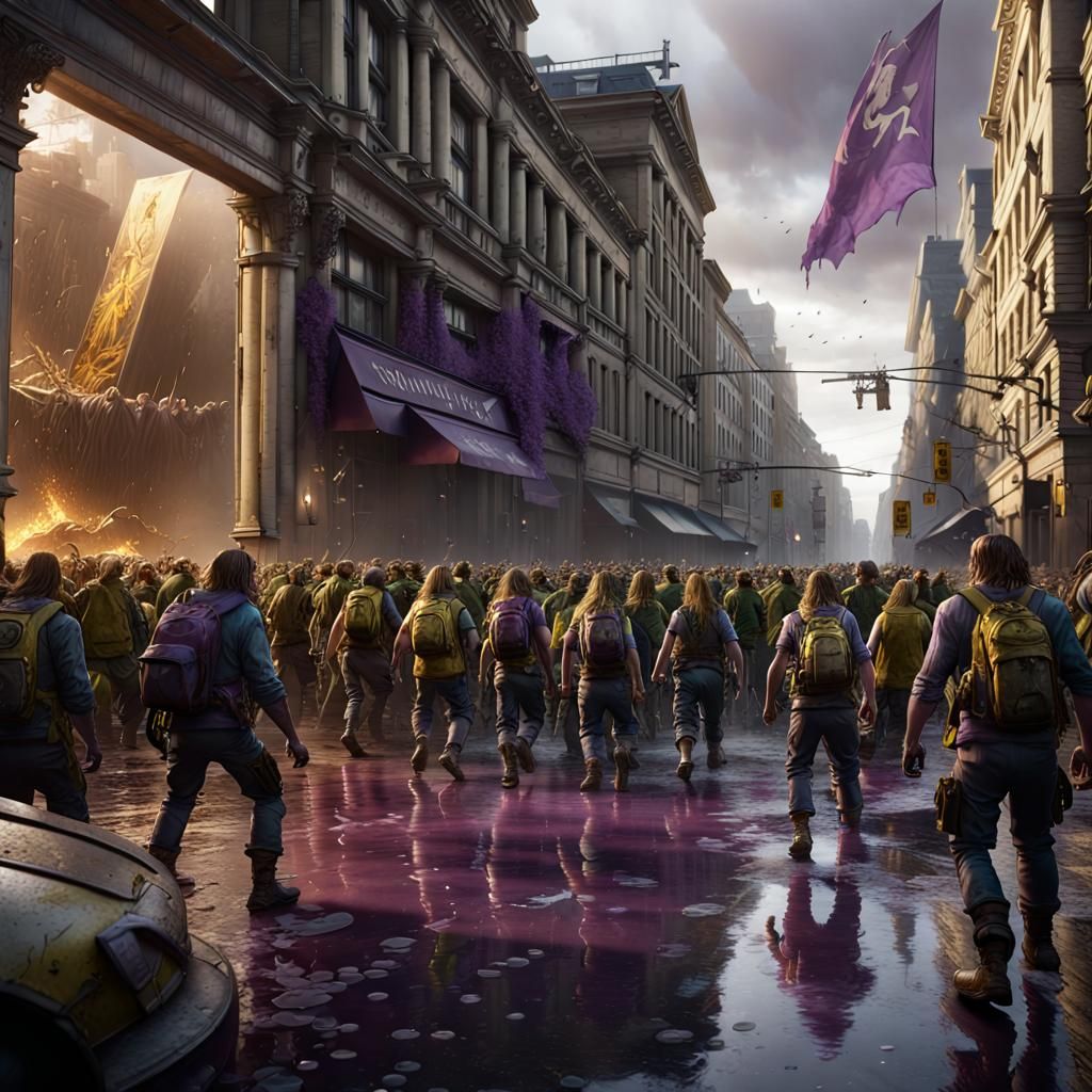 United Zombies - AI Generated Artwork - NightCafe Creator