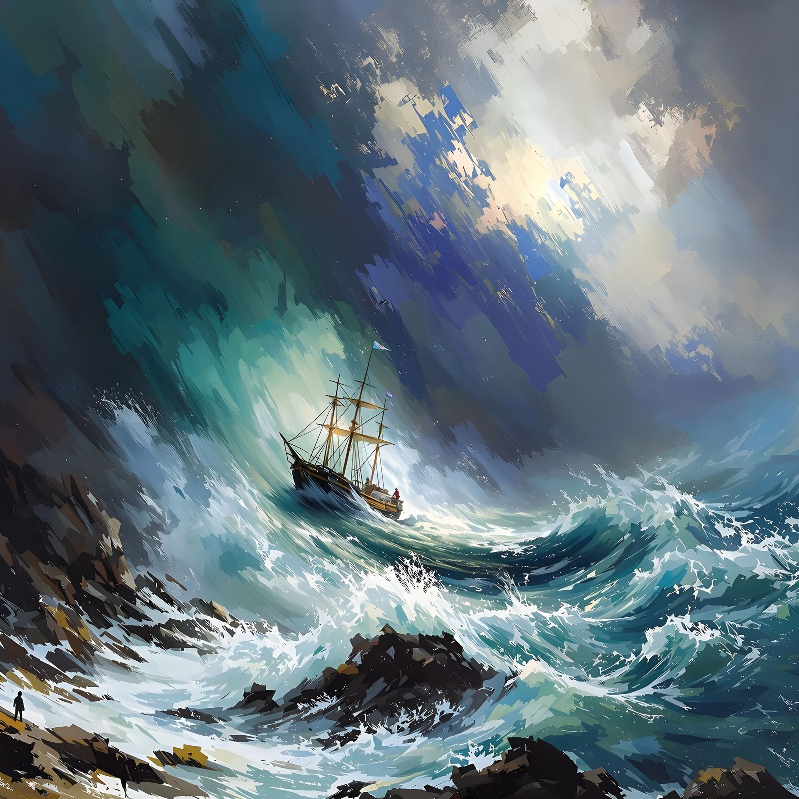 The Ship is Battered & the Sails Are Torn But The Anchor Holds