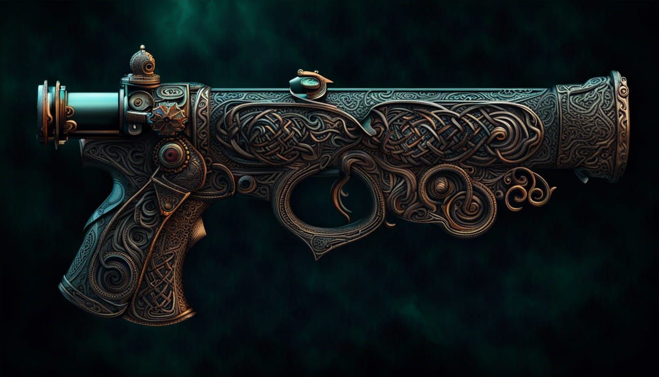 Celtic Gun - AI Generated Artwork - NightCafe Creator