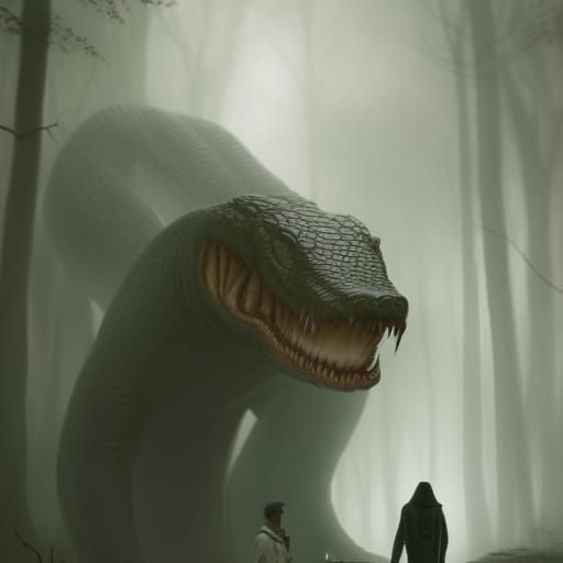 The Priest of Yig - AI Generated Artwork - NightCafe Creator