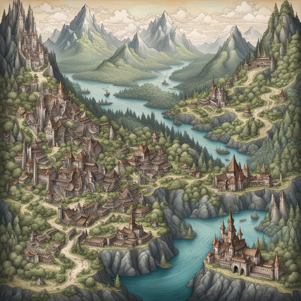 map - AI Generated Artwork - NightCafe Creator