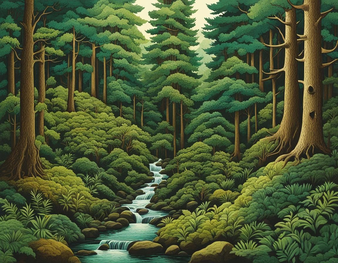 DDD's Extended Random Choices Challenge - landscape: forest ...