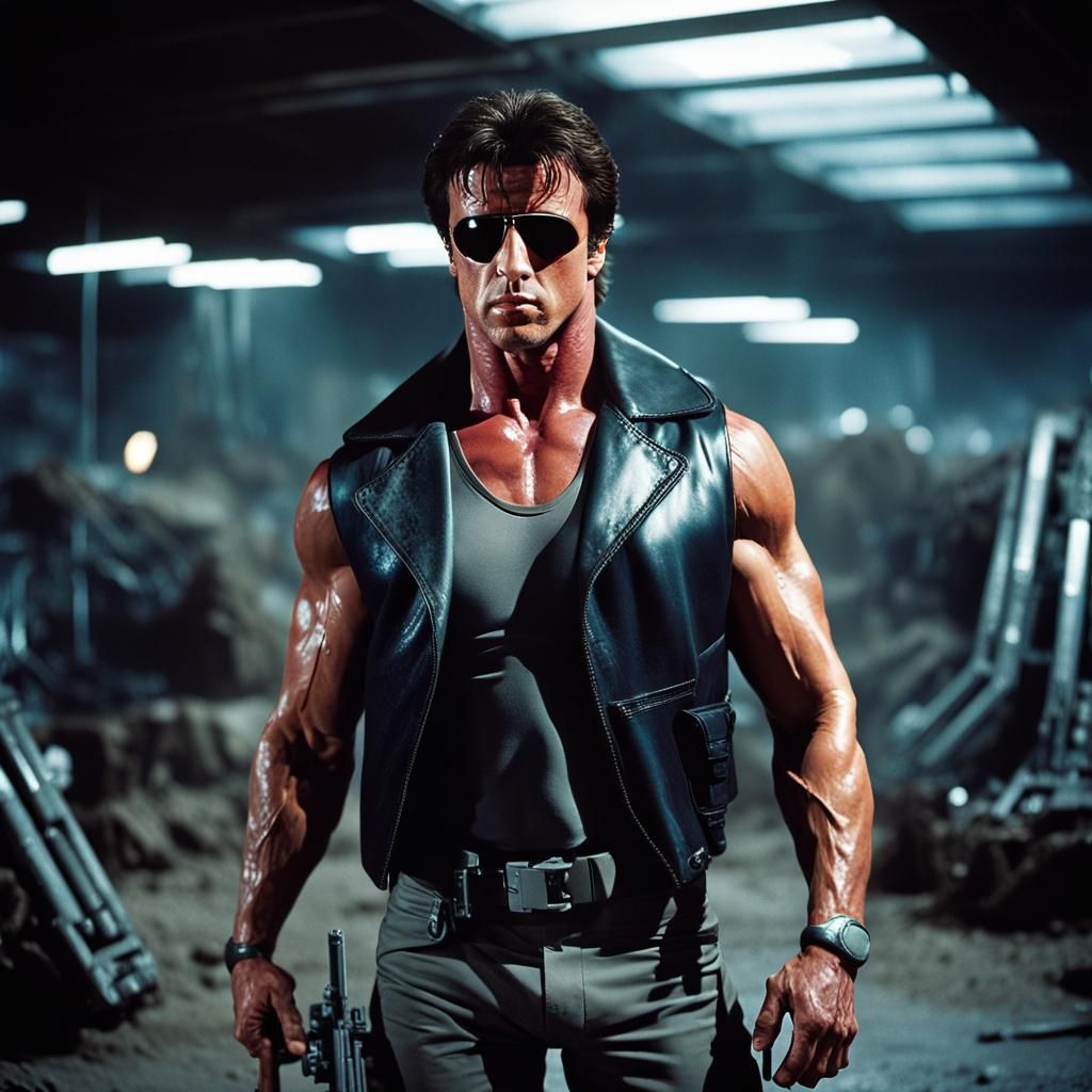 Terminator: Future Warrior starring Sylvester Stallone (series) - AI ...
