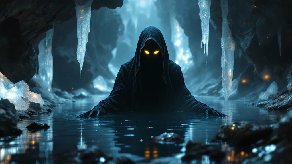 Rising From The Mirky Water - Ethereal Horror Figure Dissolv...