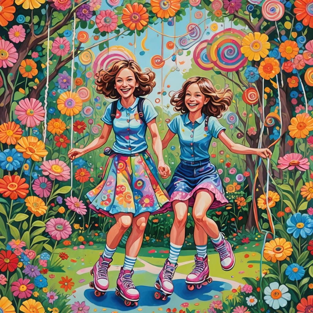 A mother with her daughter, smiling, - AI Generated Artwork - NightCafe ...