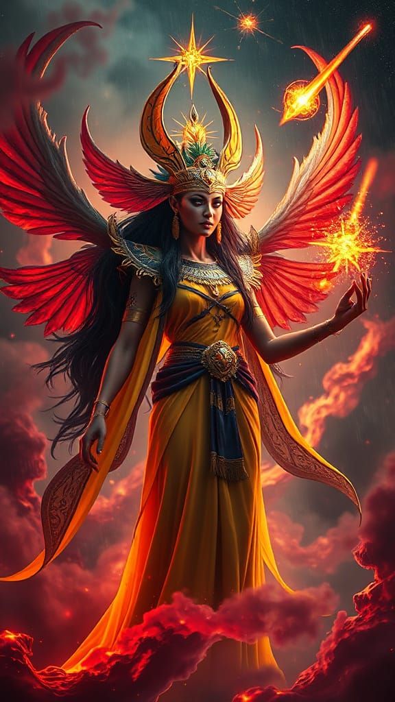 Egyptian Seshat - Ethereal Goddess Embodies Artistic Innovat...