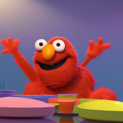 elmo - AI Generated Artwork - NightCafe Creator