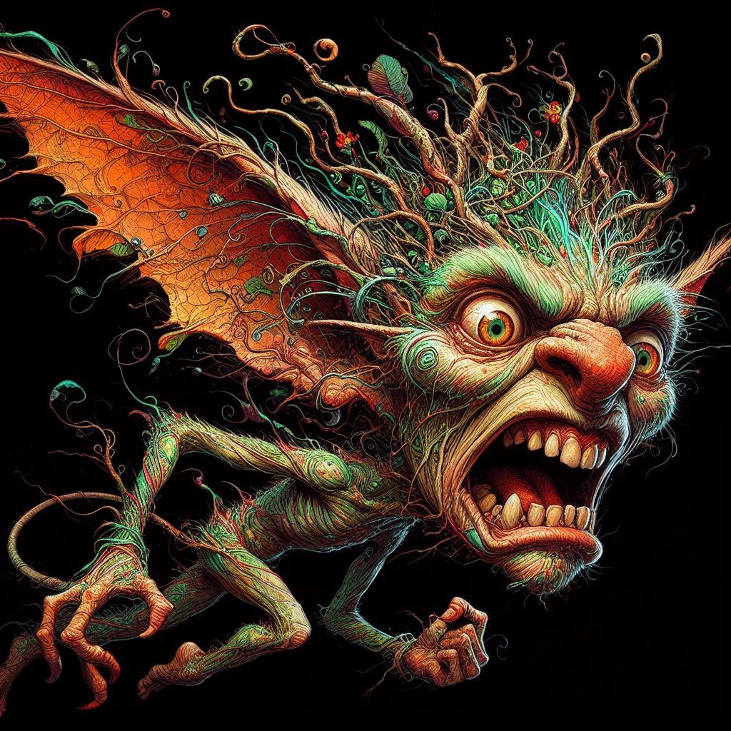 Angry/ Grumpy Pixies - AI Generated Artwork - NightCafe Creator