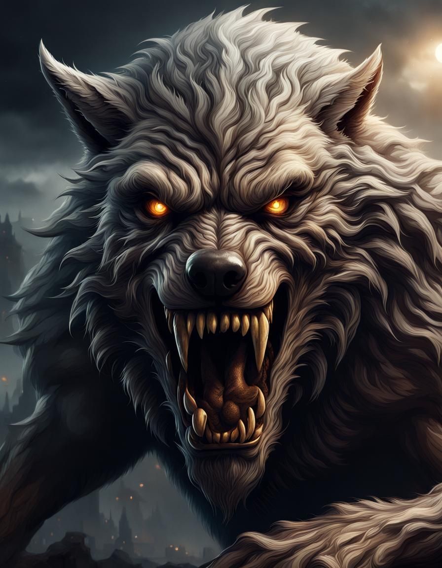 Werewolf - AI Generated Artwork - NightCafe Creator