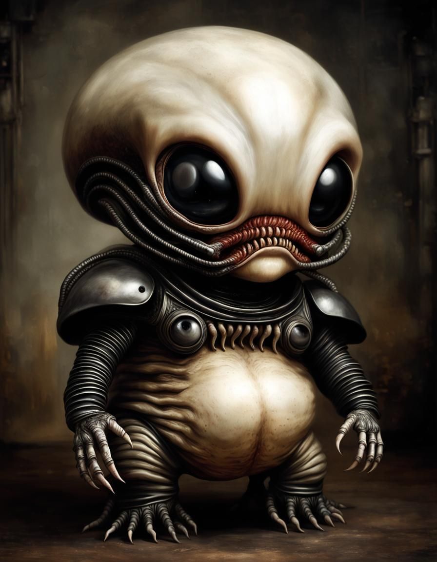 "Obese Queen Alien Xenomorph": photograph by Stephen Gammell - Gabriel ...