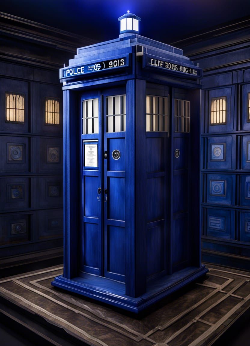 The TARDIS - AI Generated Artwork - NightCafe Creator