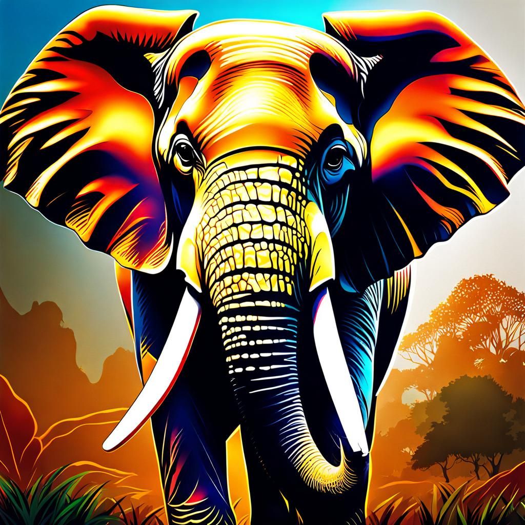 Elephant - AI Generated Artwork - NightCafe Creator