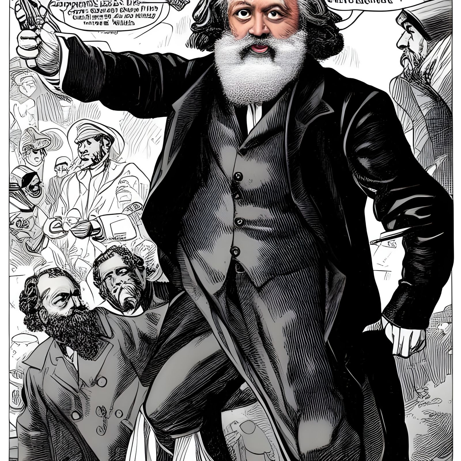 Karl Marx 1 - AI Generated Artwork - NightCafe Creator