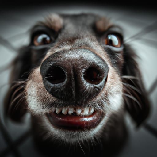 Creepy dog - AI Generated Artwork - NightCafe Creator