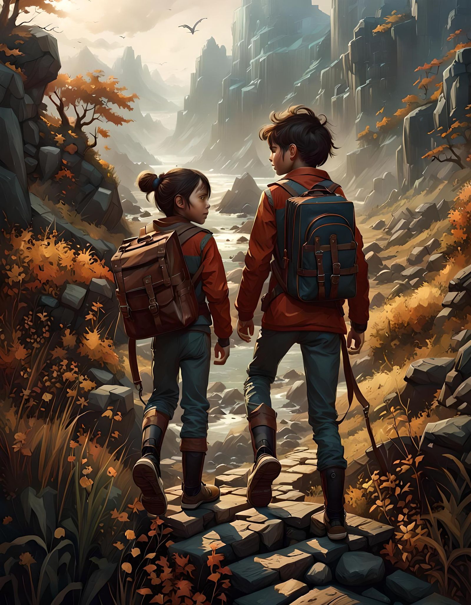 Off they go - AI Generated Artwork - NightCafe Creator