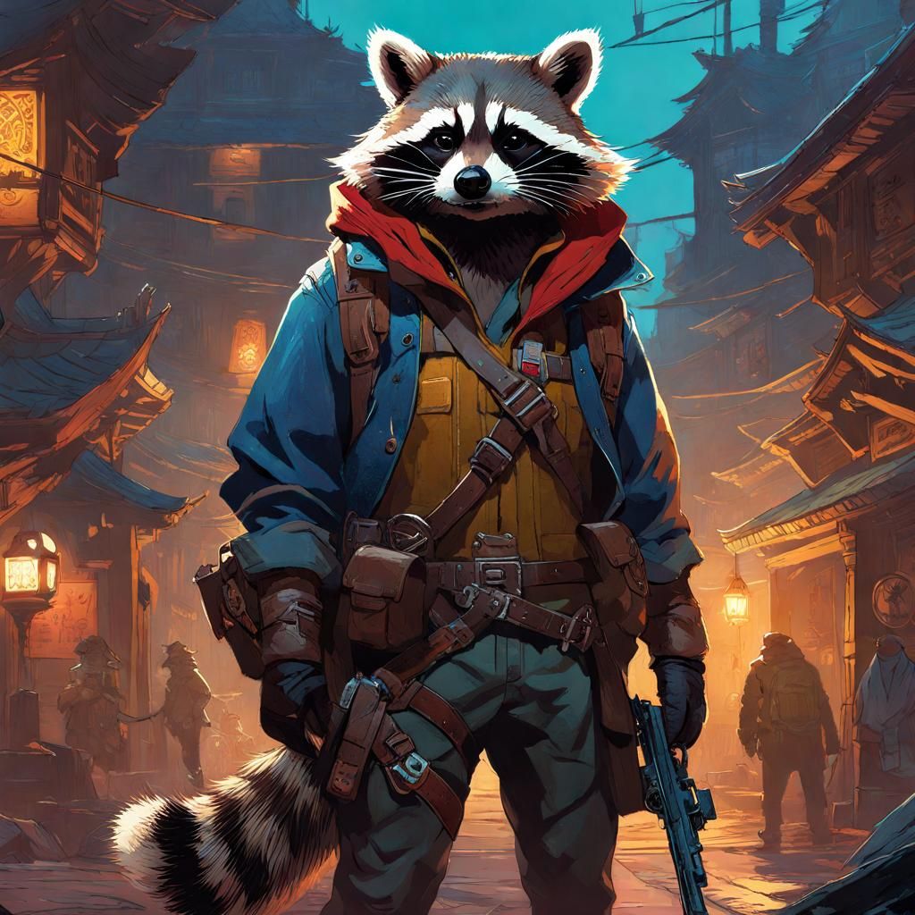 Fables: Raccoon (Thief) - AI Generated Artwork - NightCafe Creator