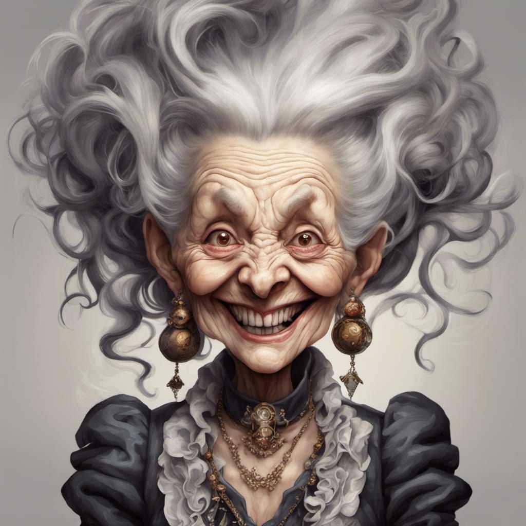very old woman - AI Generated Artwork - NightCafe Creator