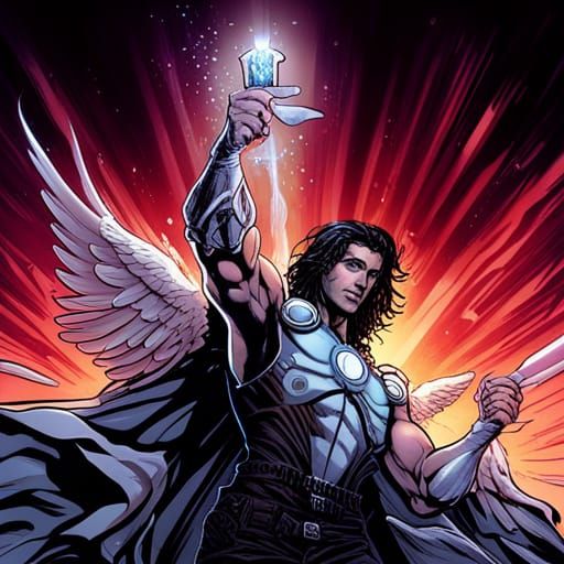 Arcangel Gabriel - AI Generated Artwork - NightCafe Creator