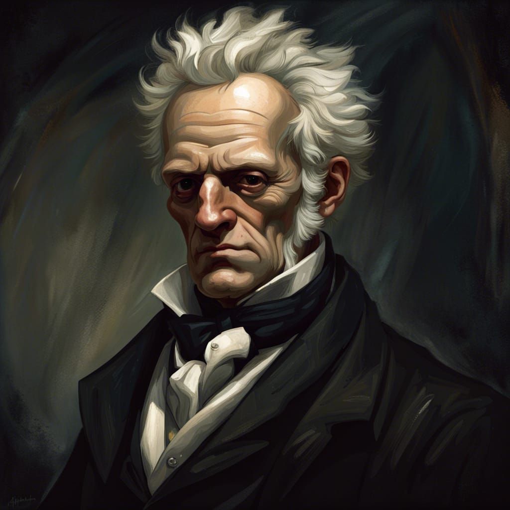 Arthur Schopenhauer - AI Generated Artwork - NightCafe Creator
