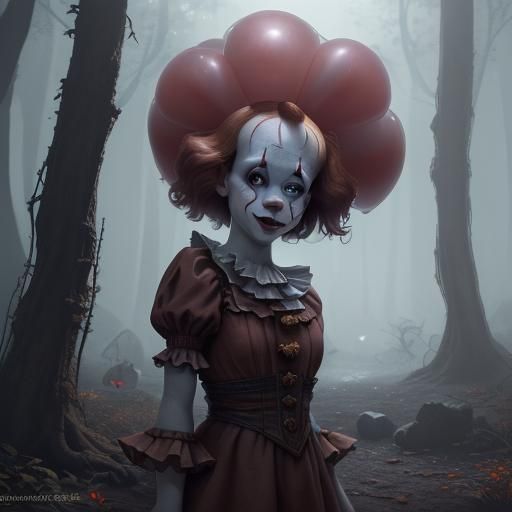 cute pennywise - AI Generated Artwork - NightCafe Creator