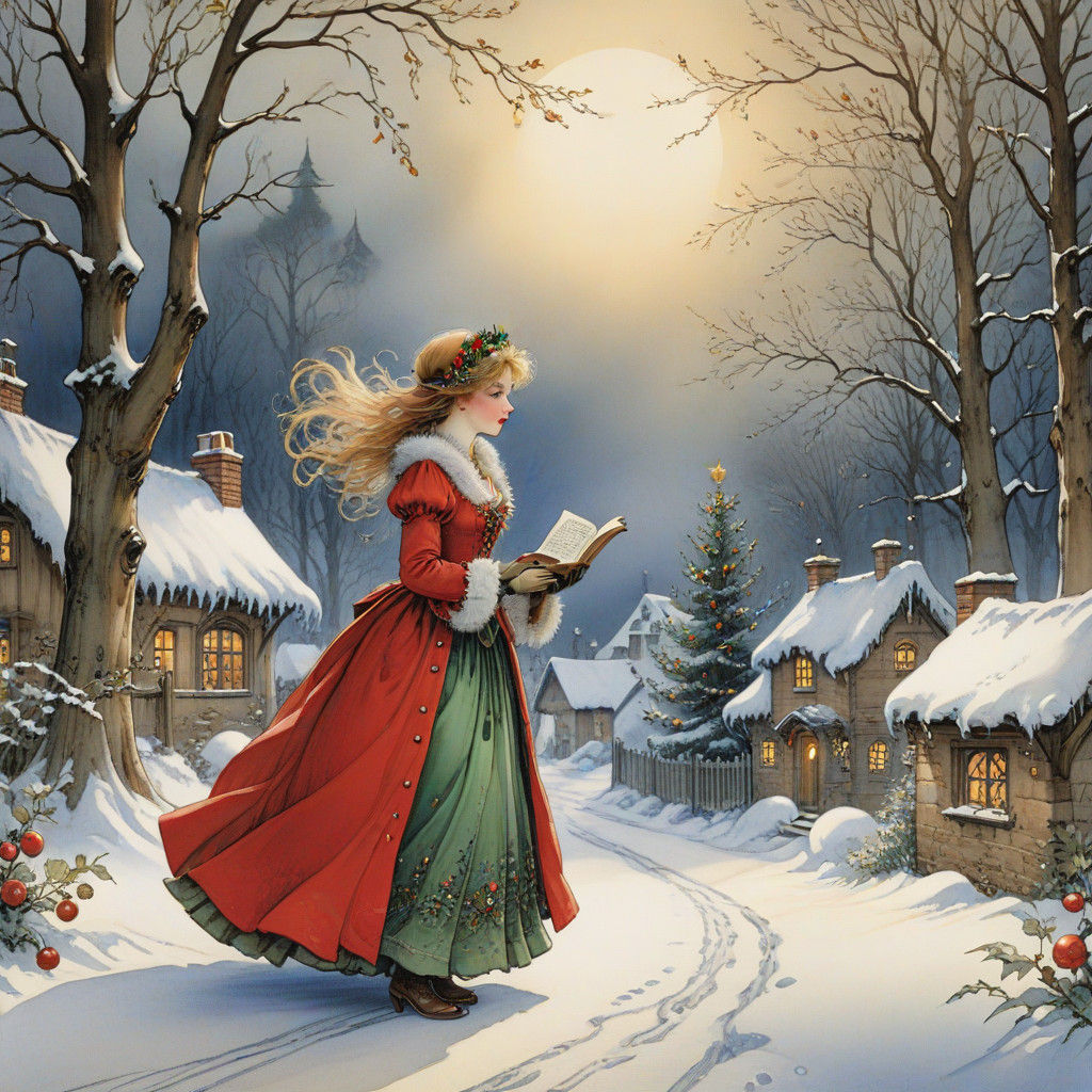 Whimsical Christmas, by Arthur Rackham, Lisi Martin