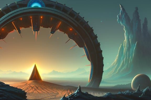 Alien stargate 2 - AI Generated Artwork - NightCafe Creator