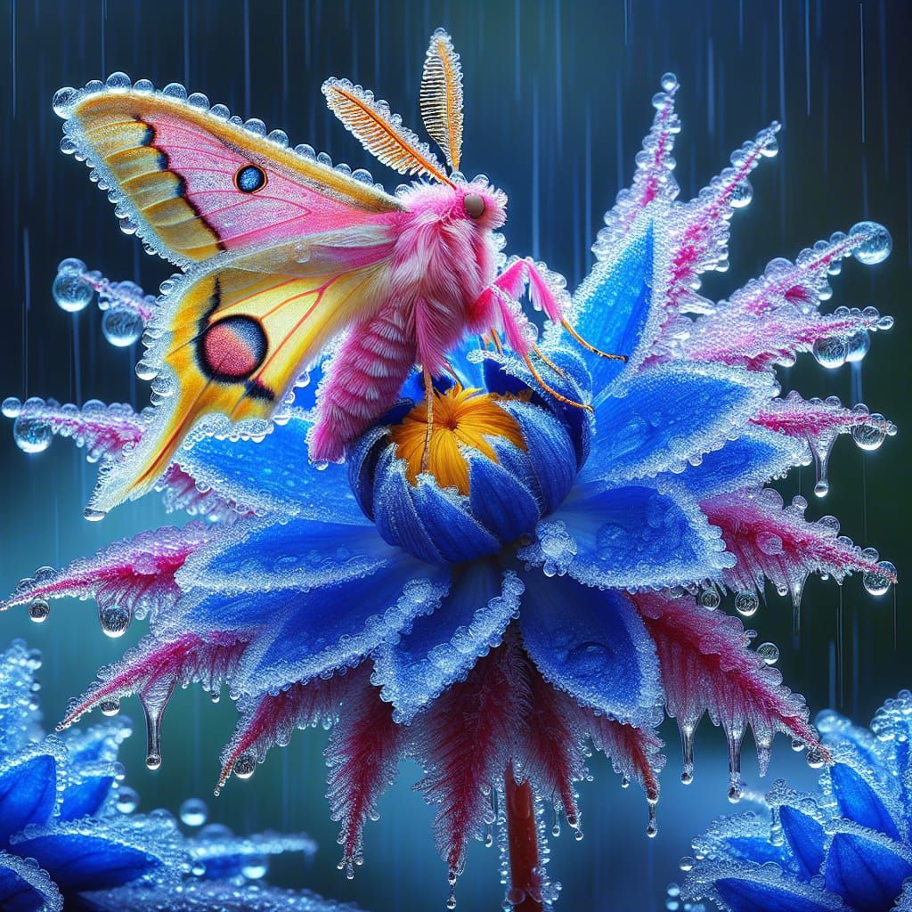 Rosy Maple Moth - Rosy Maple Moth