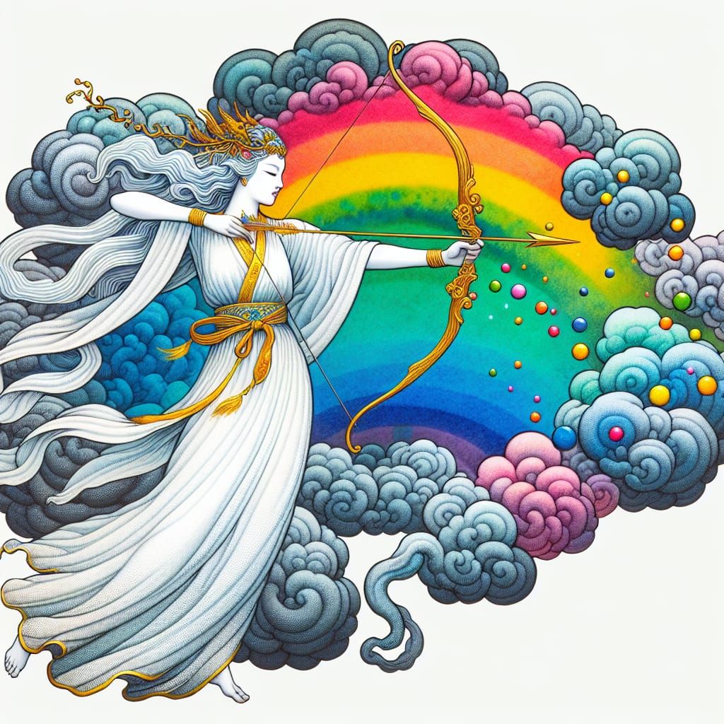 Rainbow Shooter - AI Generated Artwork - NightCafe Creator